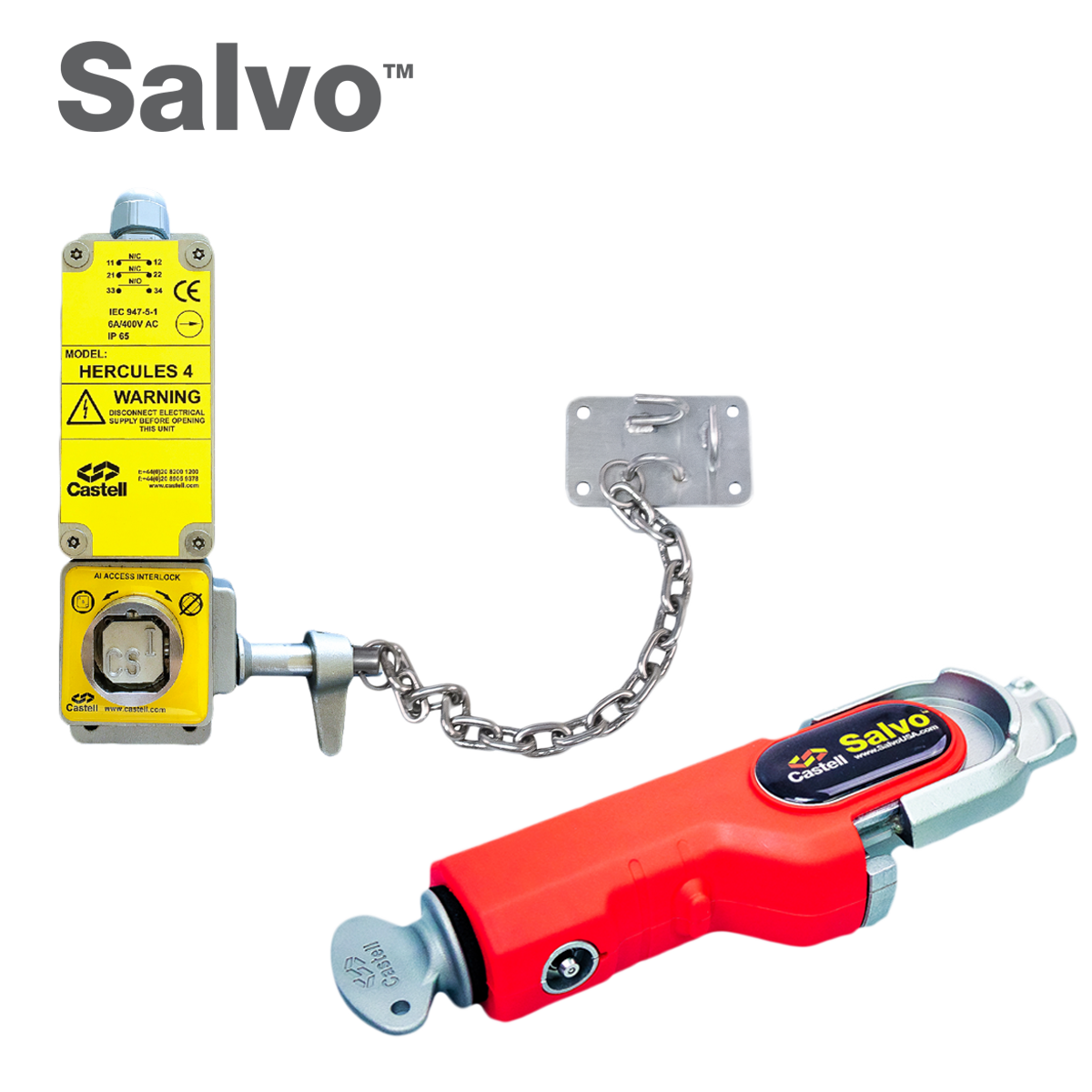 Salvo Loading Dock Safety System for Manual Doors with Electrical ...